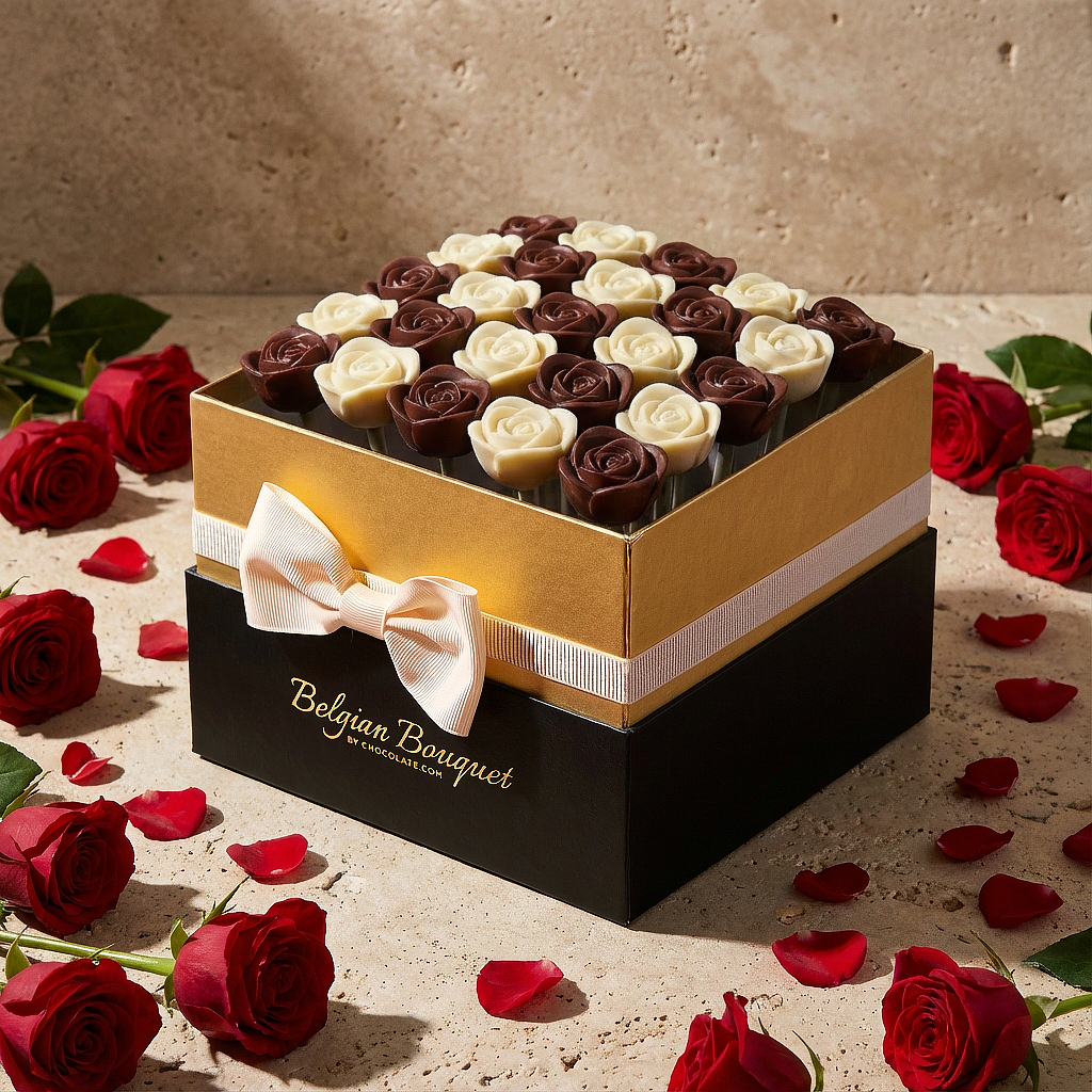 Belgian Chocolate Roses – Chocolate.com