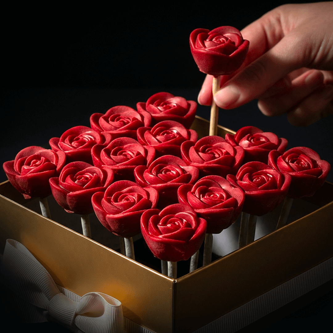 Valentine's Day Belgian Bouquet™ Chocolate Roses – Chocolate.com